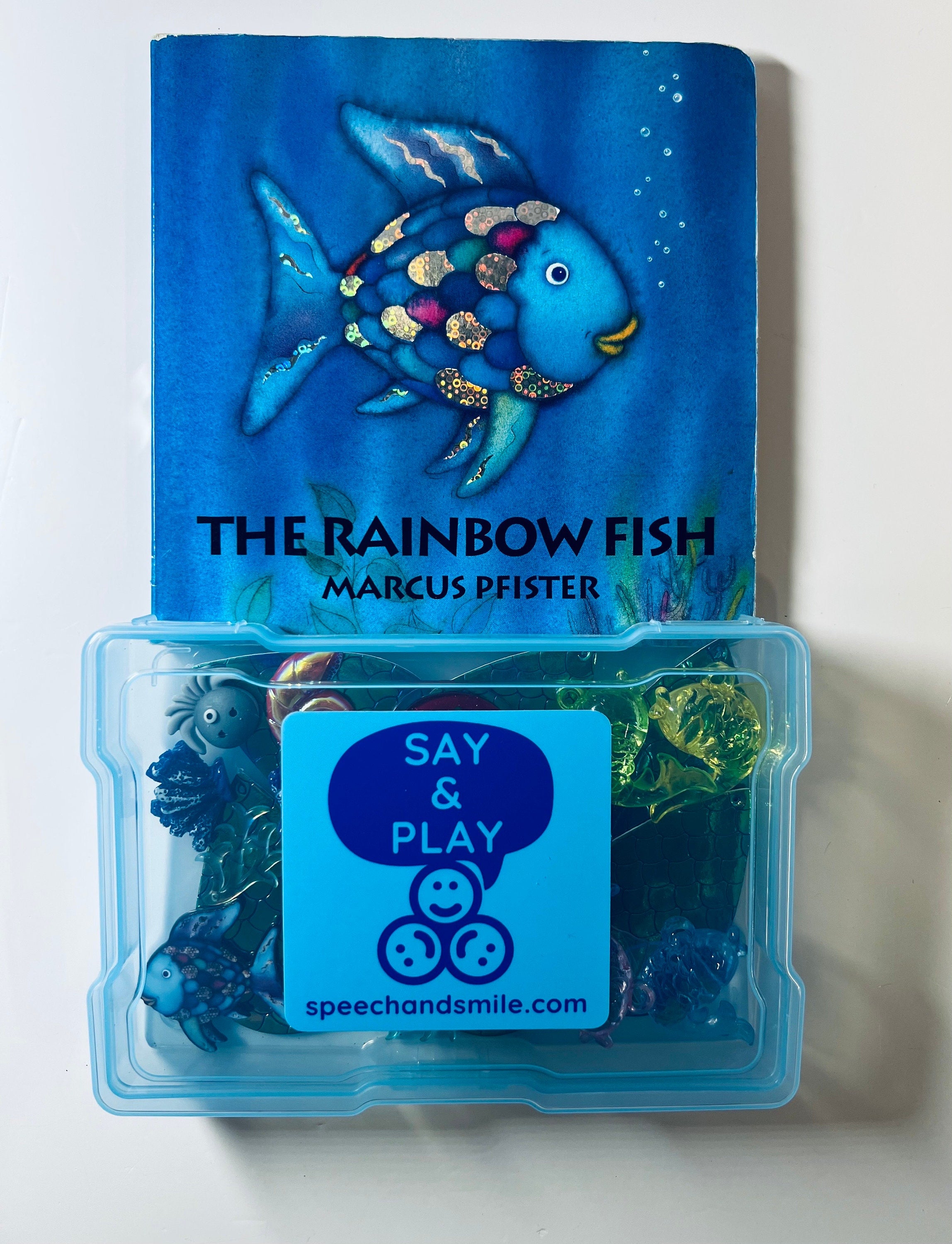 Rainbow Fish Story Kit with Mini Objects Say and Play Minis for Speech ...