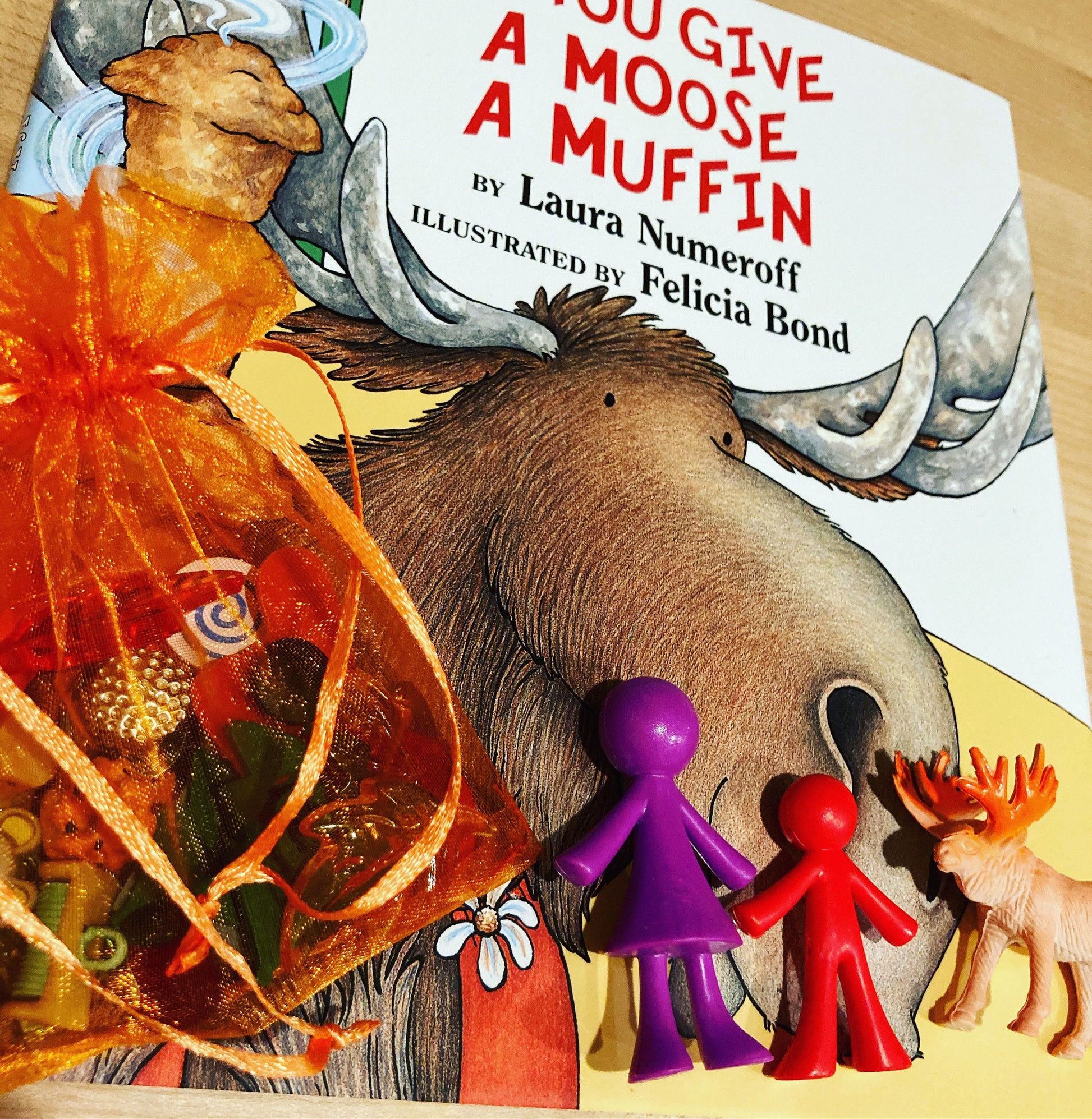 Story Kit-If You Give a Moose a Muffin Book and Objects-Speech Therapy ...