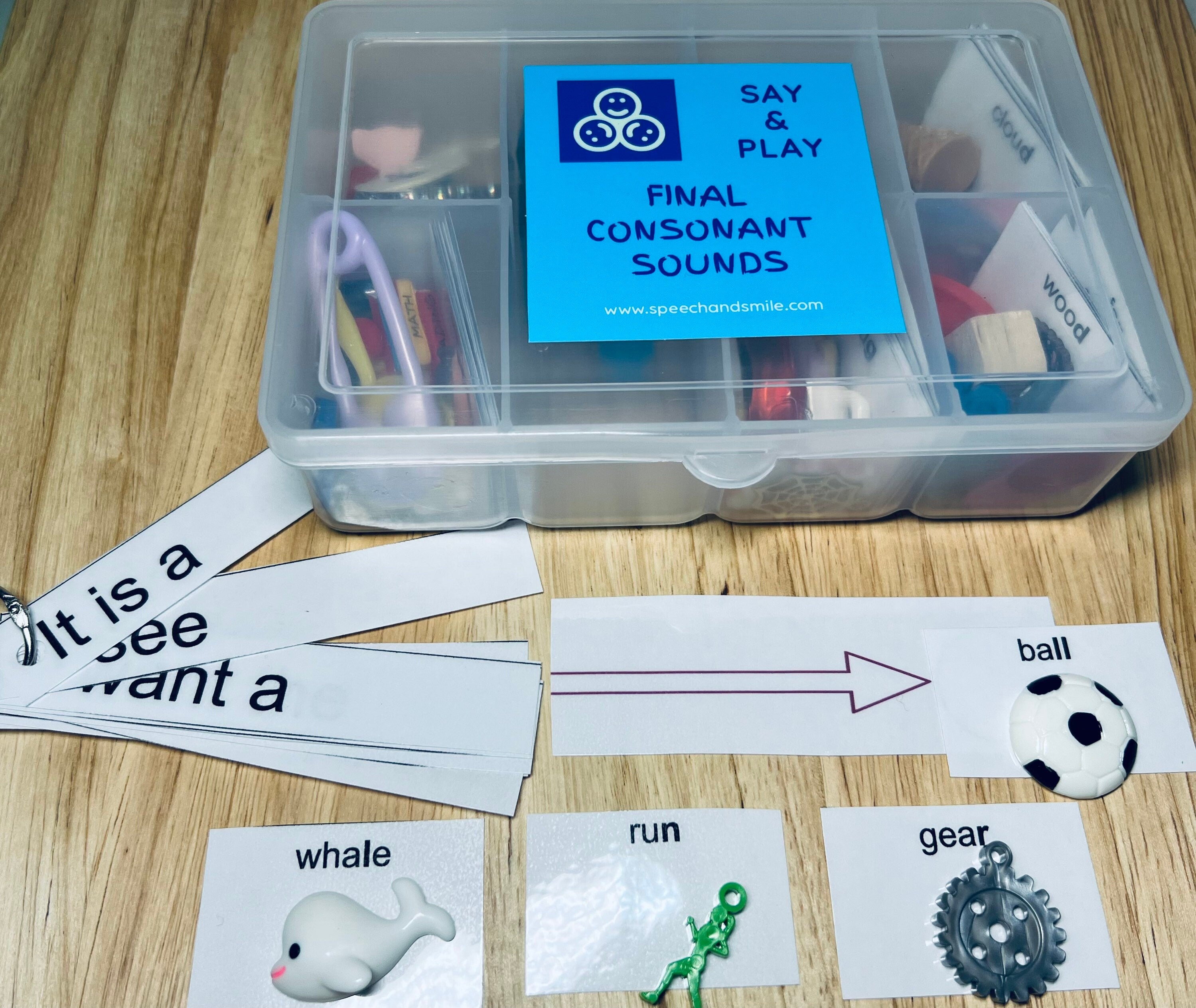 Final Sound Objects for Speech Therapy-CVC words Phonology Mini Object ...