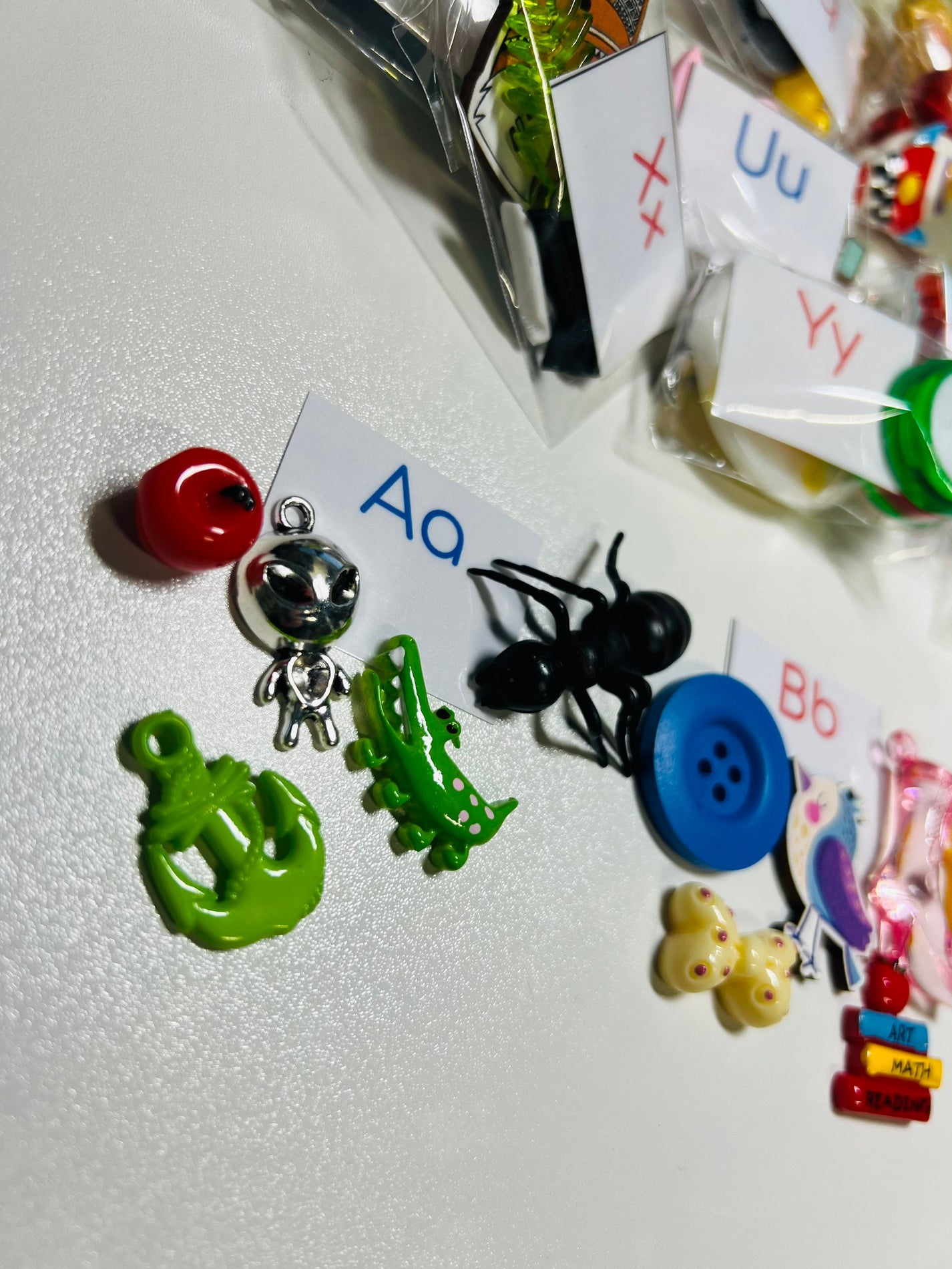 Alphabet Trinkets-5 per Letter Alphabet Objects-Beginning Sound Object ...