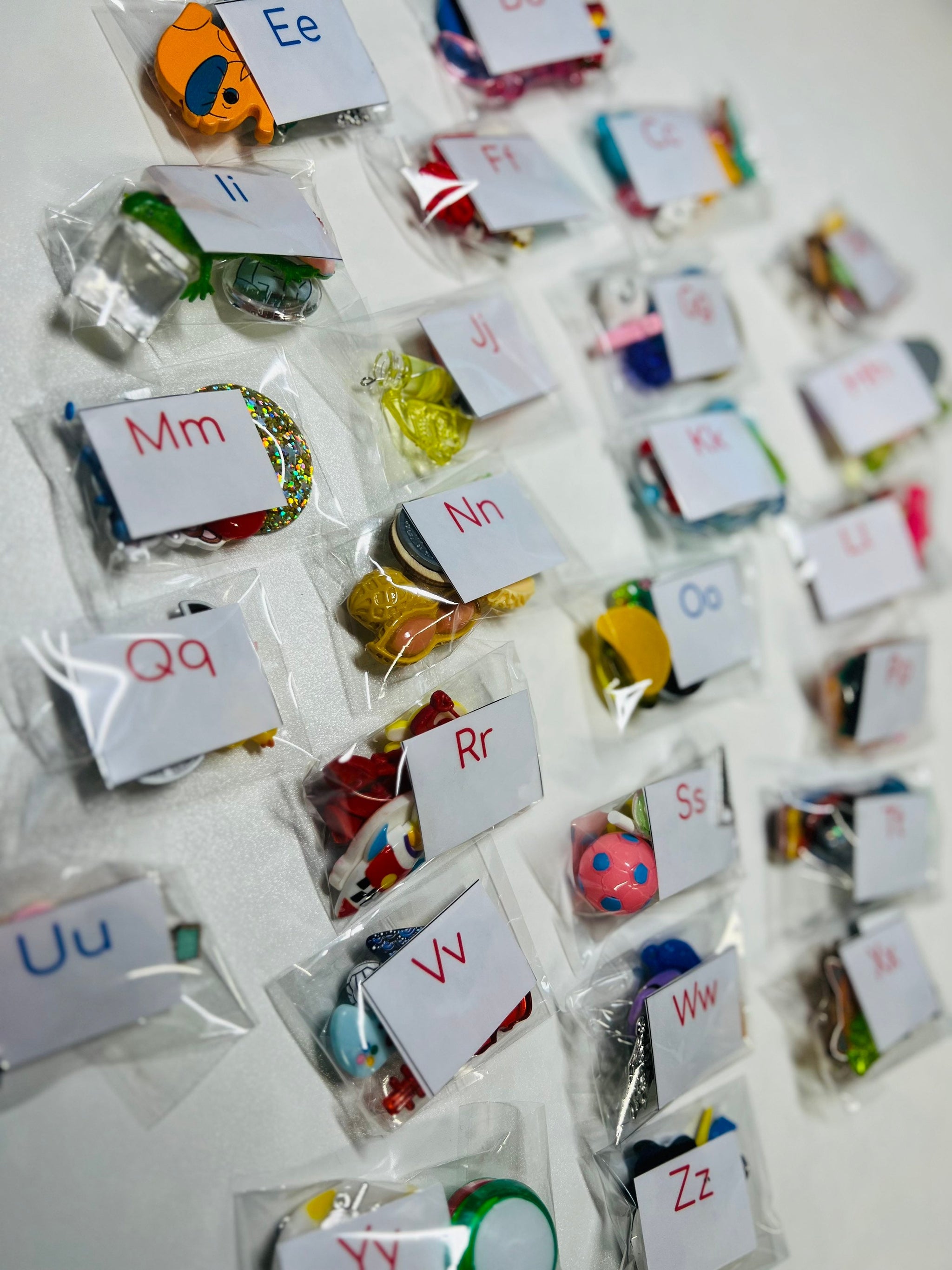 Alphabet Trinkets-5 per Letter Alphabet Objects-Beginning Sound Object ...