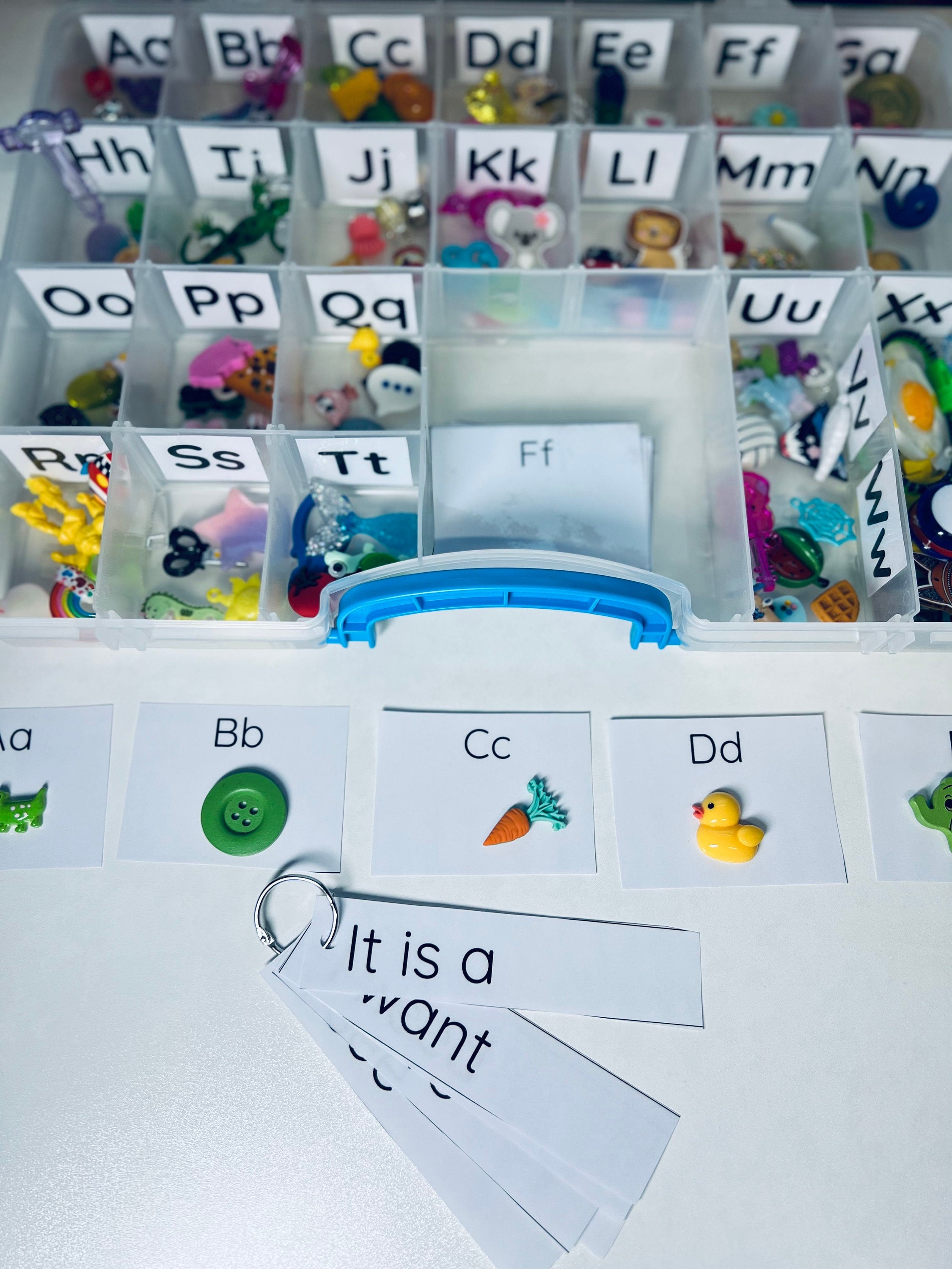 Alphabet Set with MINI Objects 5 per letter Classroom Alphabet Set Mon ...