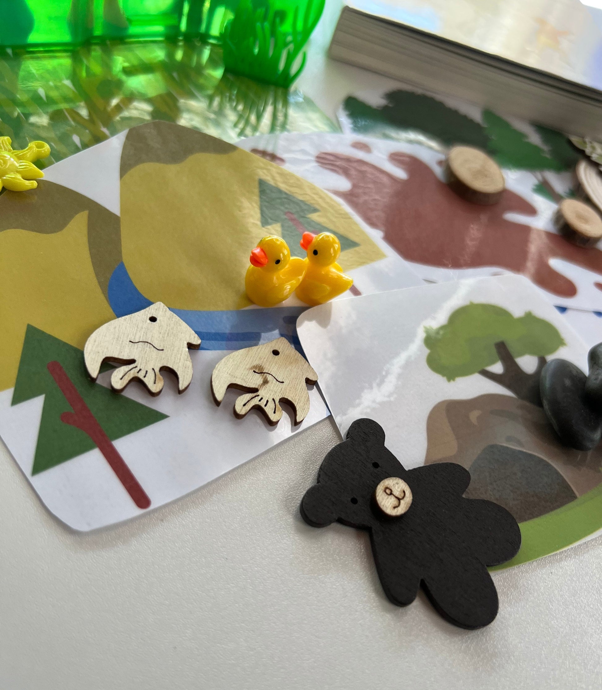 Going on a Bear Hunt Objects-Story Kit-Story Props-Speech Therapy Mini ...