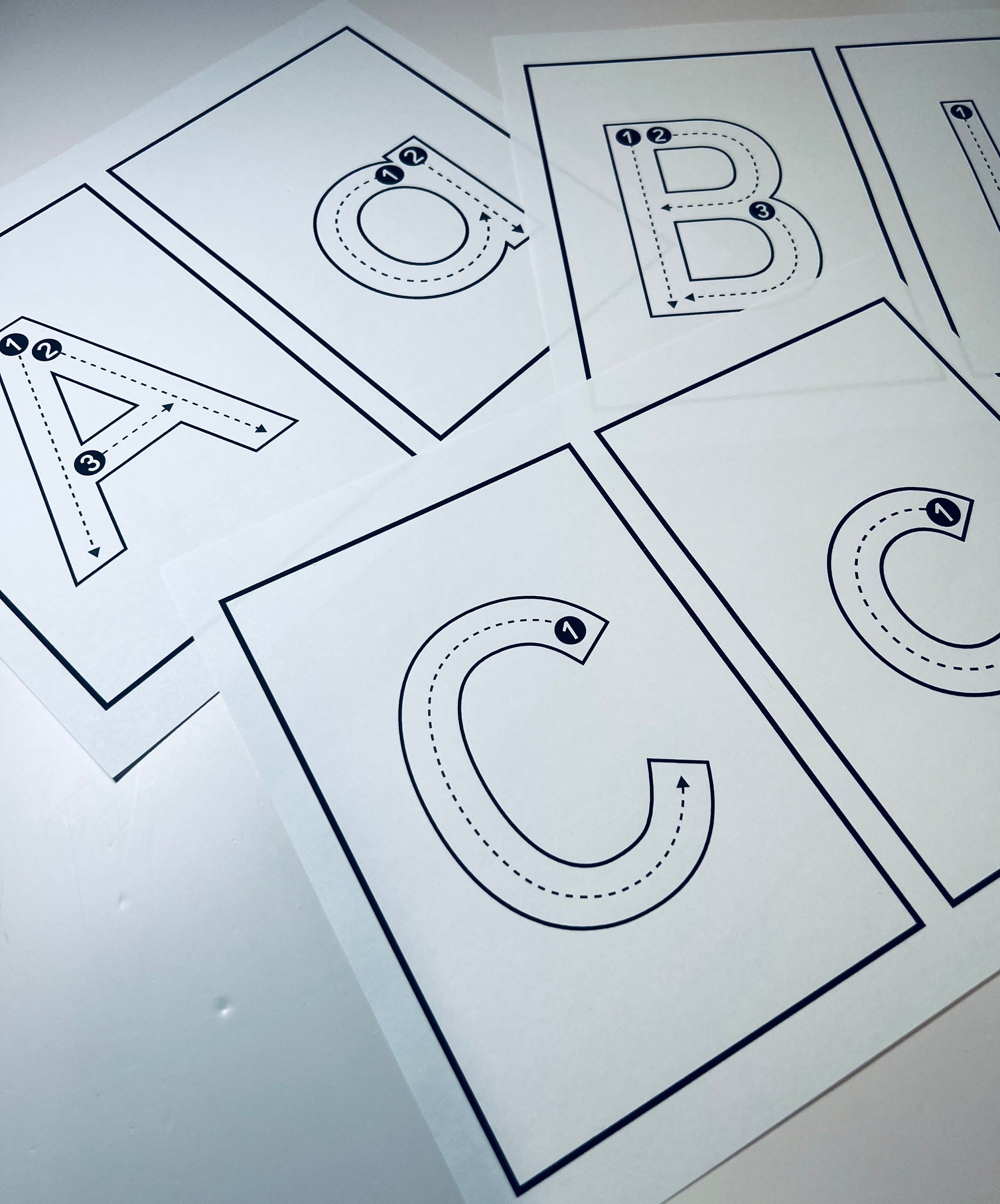 Printable Letters to Trace with Arrows – Speech and Smile