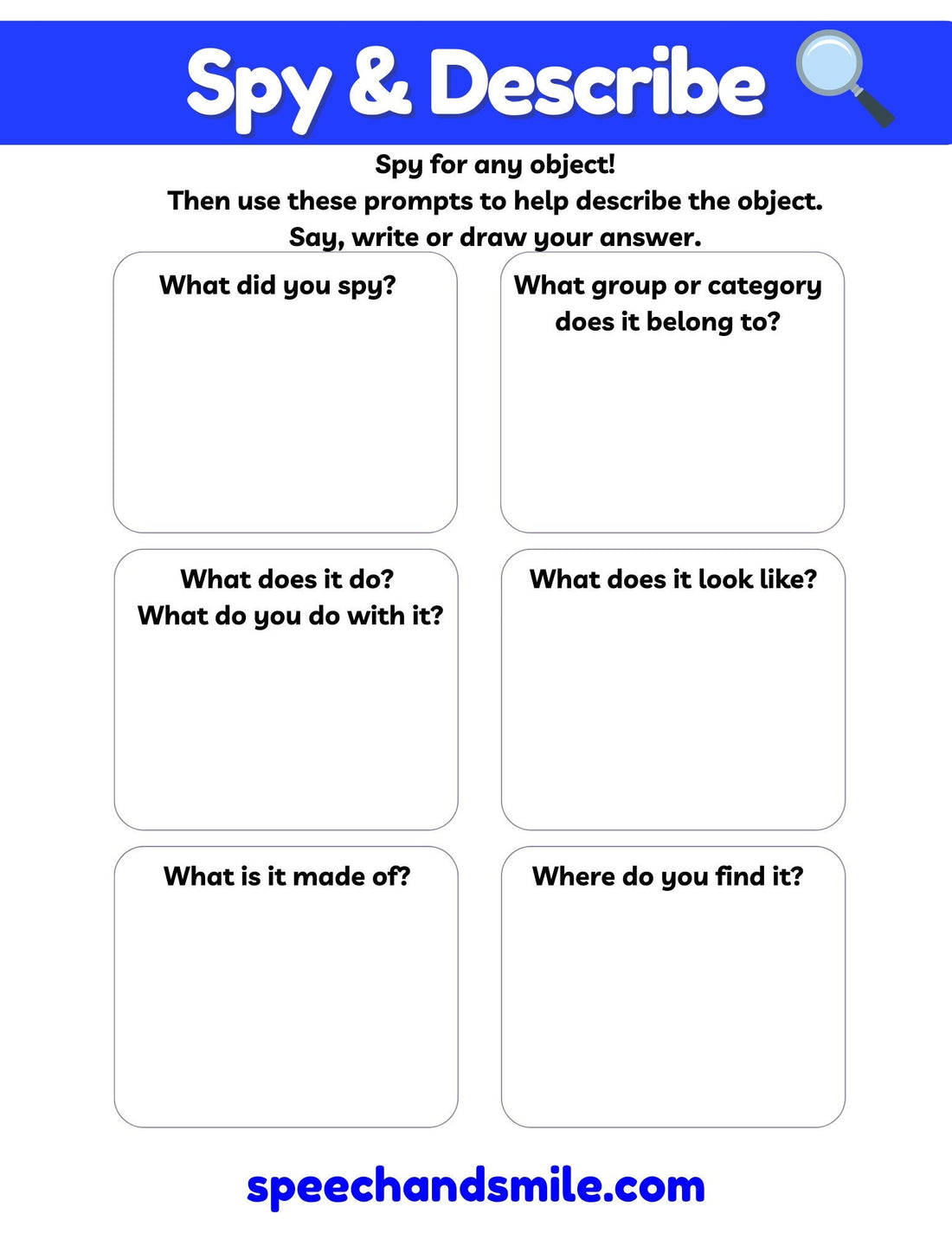 I Spy Work sheets to use with Trinkets and Mini Objects-I Spy Extensio ...