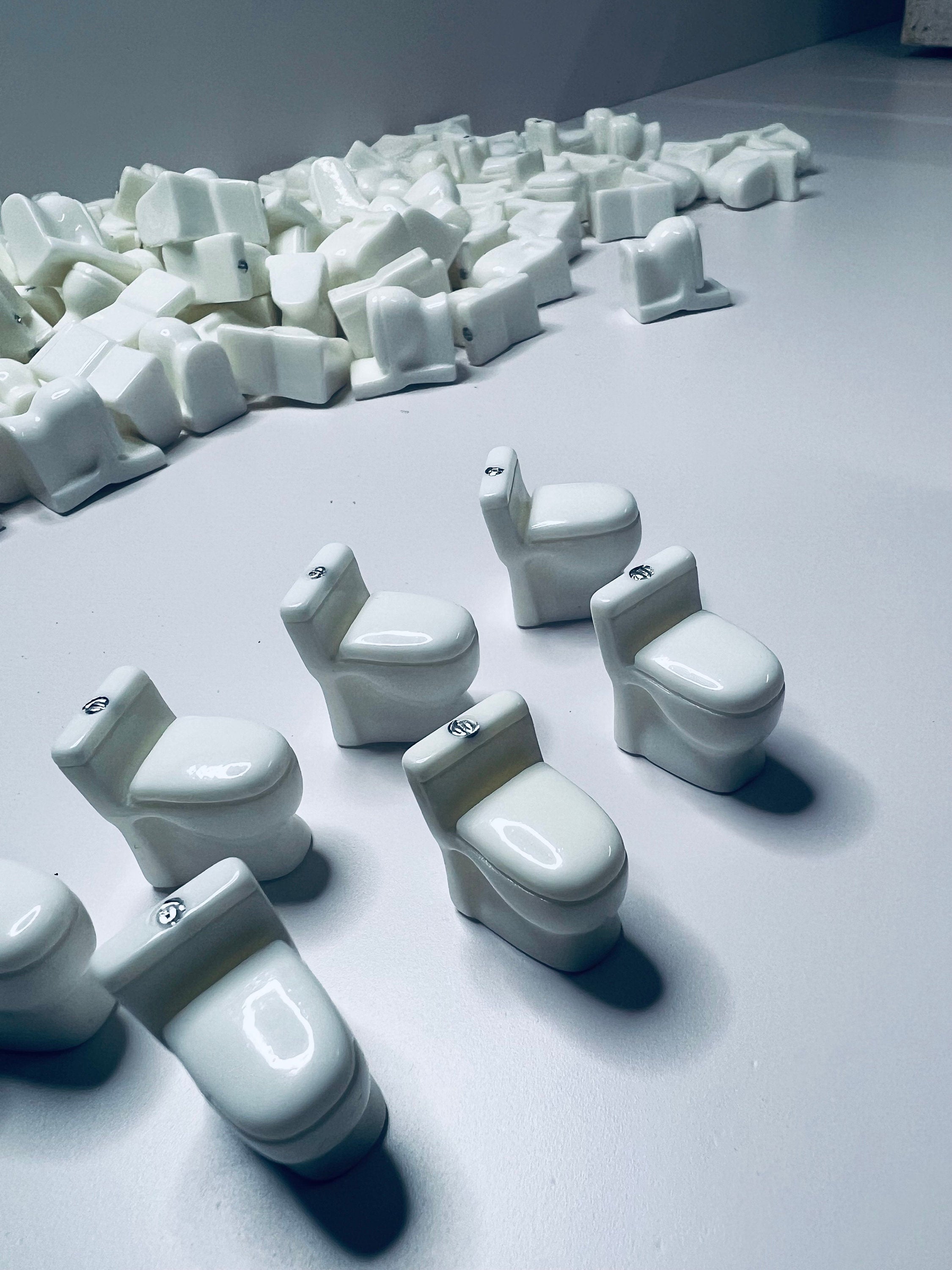 Miniature Toilet Trinket - Language Objects - House Theme Trinkets - M ...